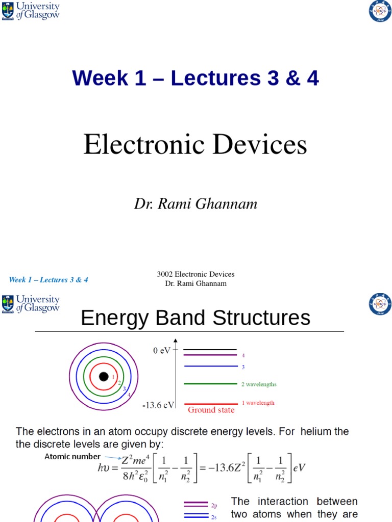 Semiconductor Band Gap Overview | PDF | Semiconductors | Solid State ...