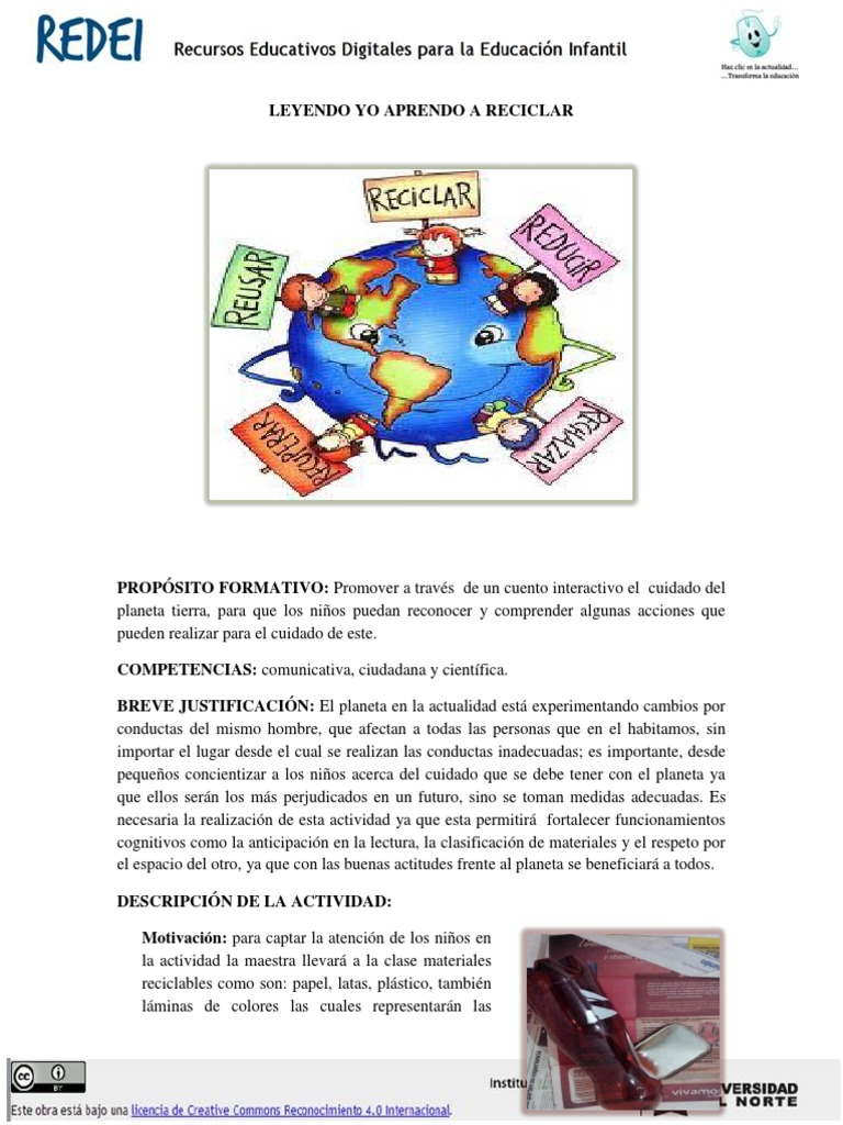 Cuidando el planeta a través de la lectura: Un cuento interactivo sobre ...