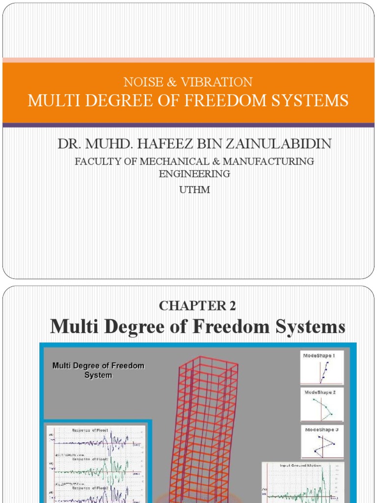 Multi Degree of Freedom Systems - 1 | PDF | Eigenvalues And ...