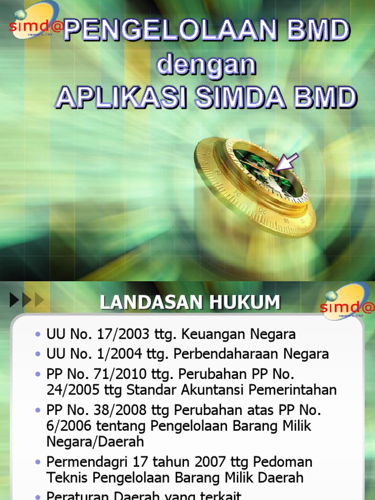 Permend 17 & Aplikasi SIMDA BMD | PDF
