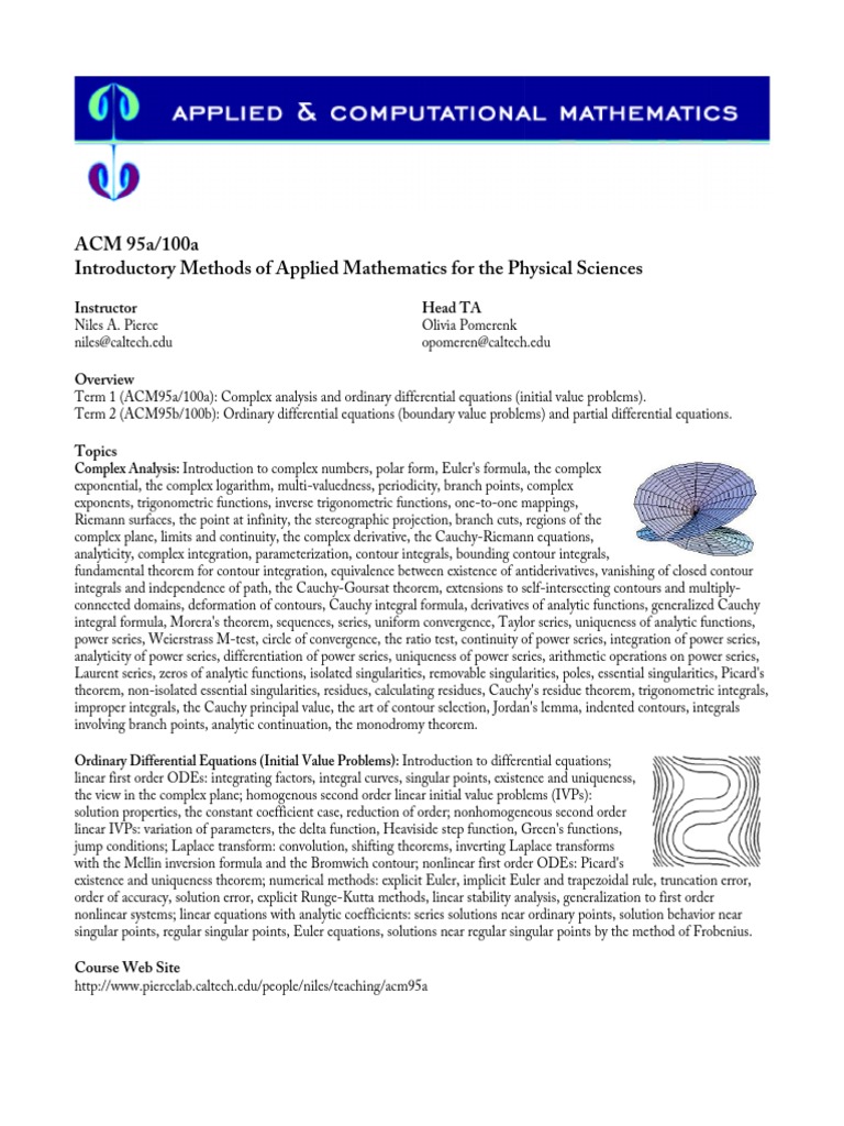 Acm95a Syl-2 | PDF | Integral | Exponentiation
