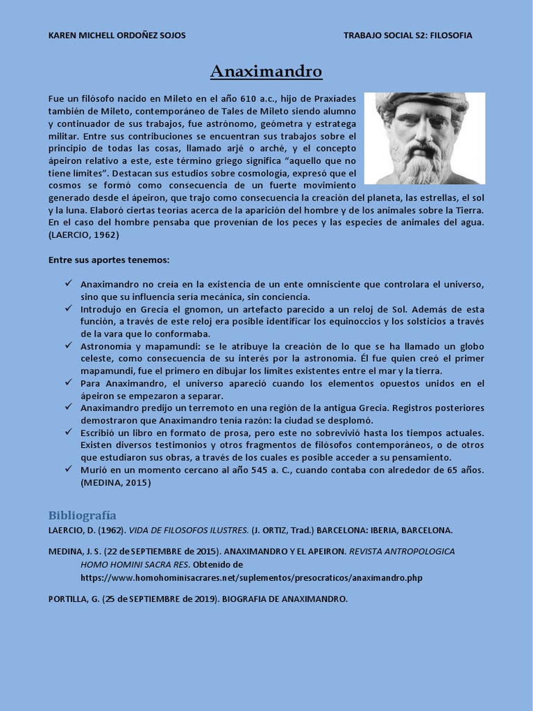 Anaximandro PDF | PDF | Astronomía | Science