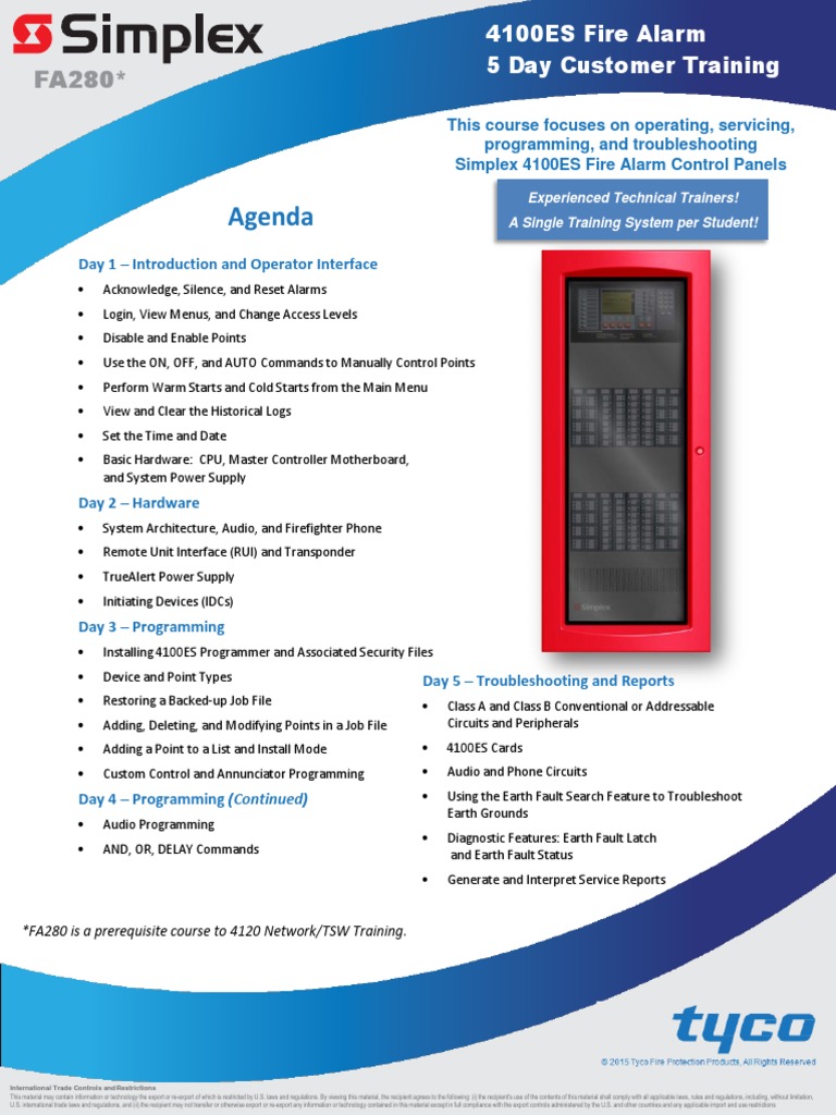 Simplex 4100ES Fire Alarm Training | PDF | Computing | Computer ...
