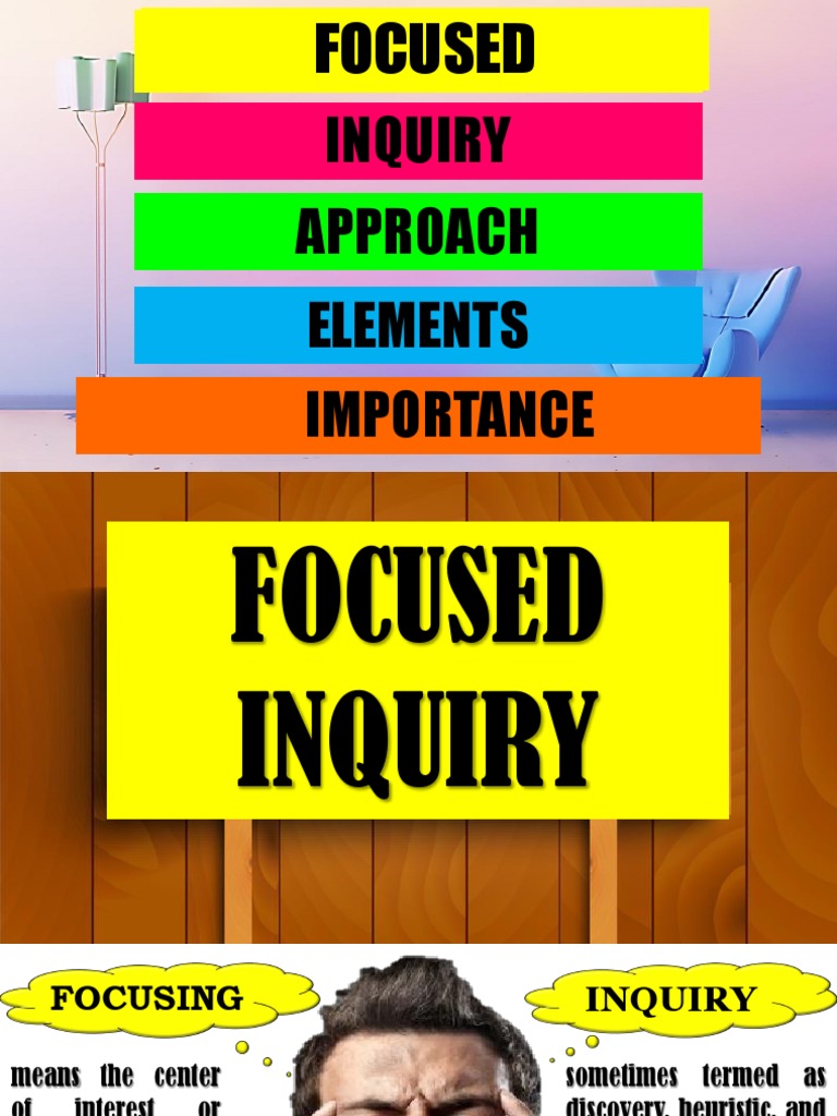 Focused Inquiry | PDF | Inquiry | Inquiry Based Learning