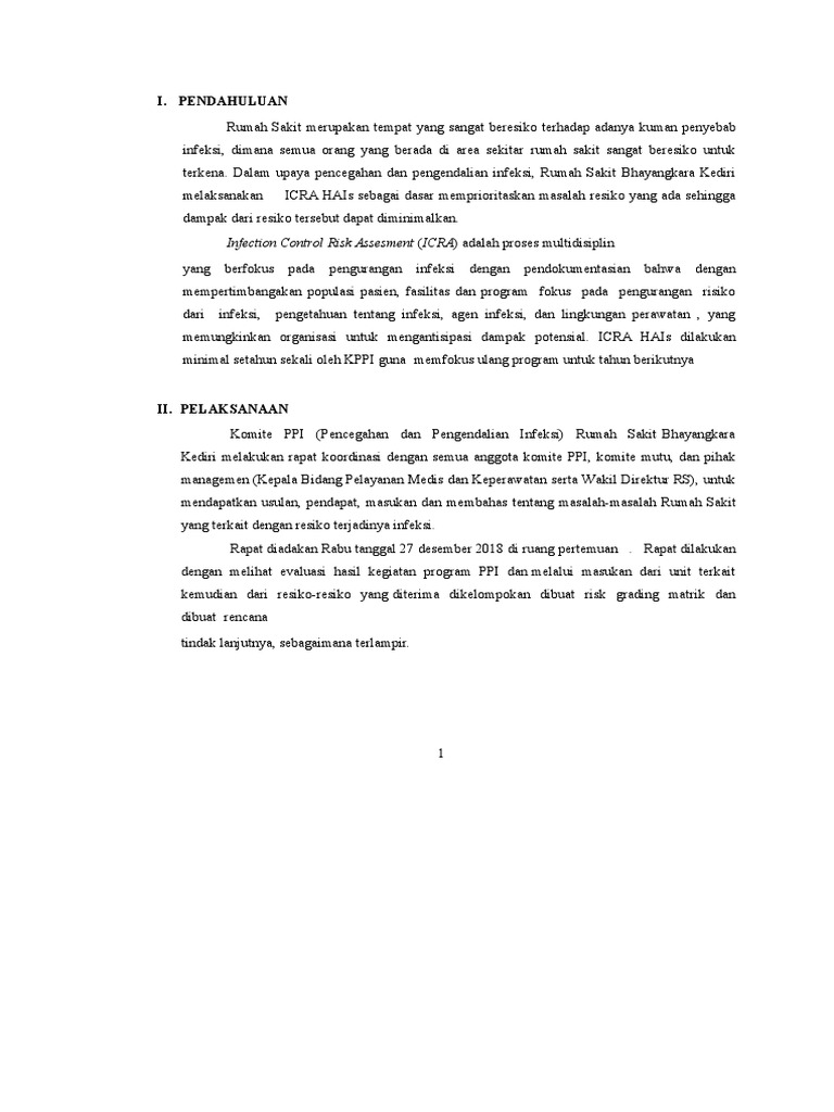 Contoh Laporan Icra | PDF