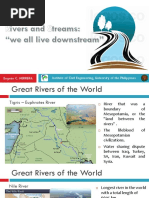 Understanding Rivers: Types and Features | PDF | Stream | River