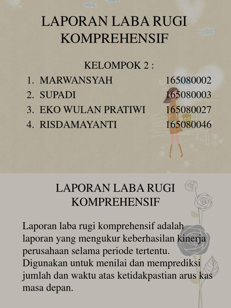 Laporan Laba Rugi Komprehensif 2023 | PDF | Bisnis | Pengelolaan ...