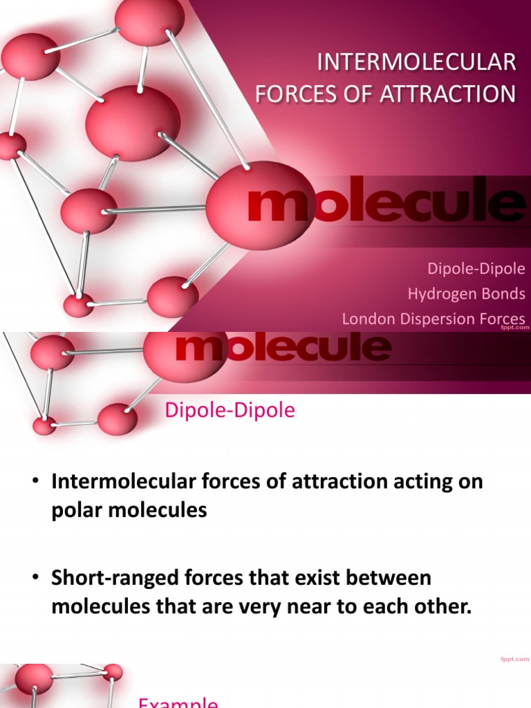 Imfa (Intermolecular Forces Attraction) | PDF | Science & Mathematics