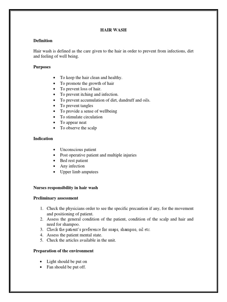 Care of Hair | PDF | Shampoo | Hair