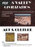 Indus Valley Civilization | PDF | Archaeology | Arts (General)