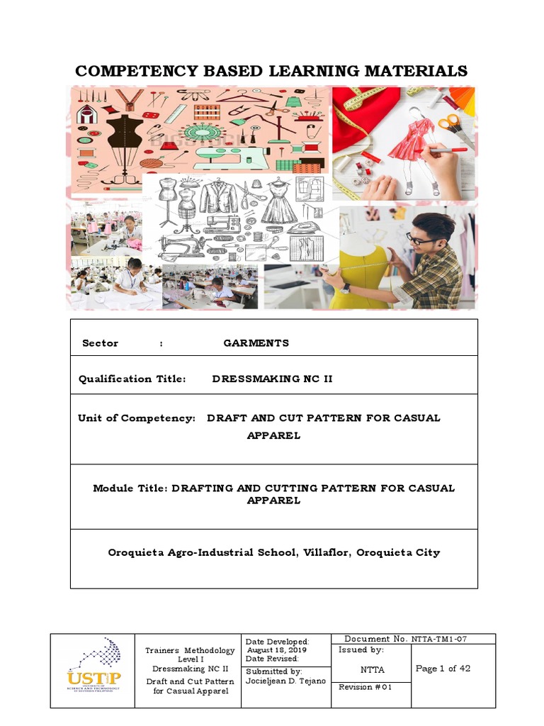 CBLM Package | PDF | Textiles | Yarn