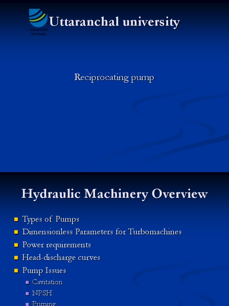 Reciprocating Pump | PDF | Pump | Turbomachinery