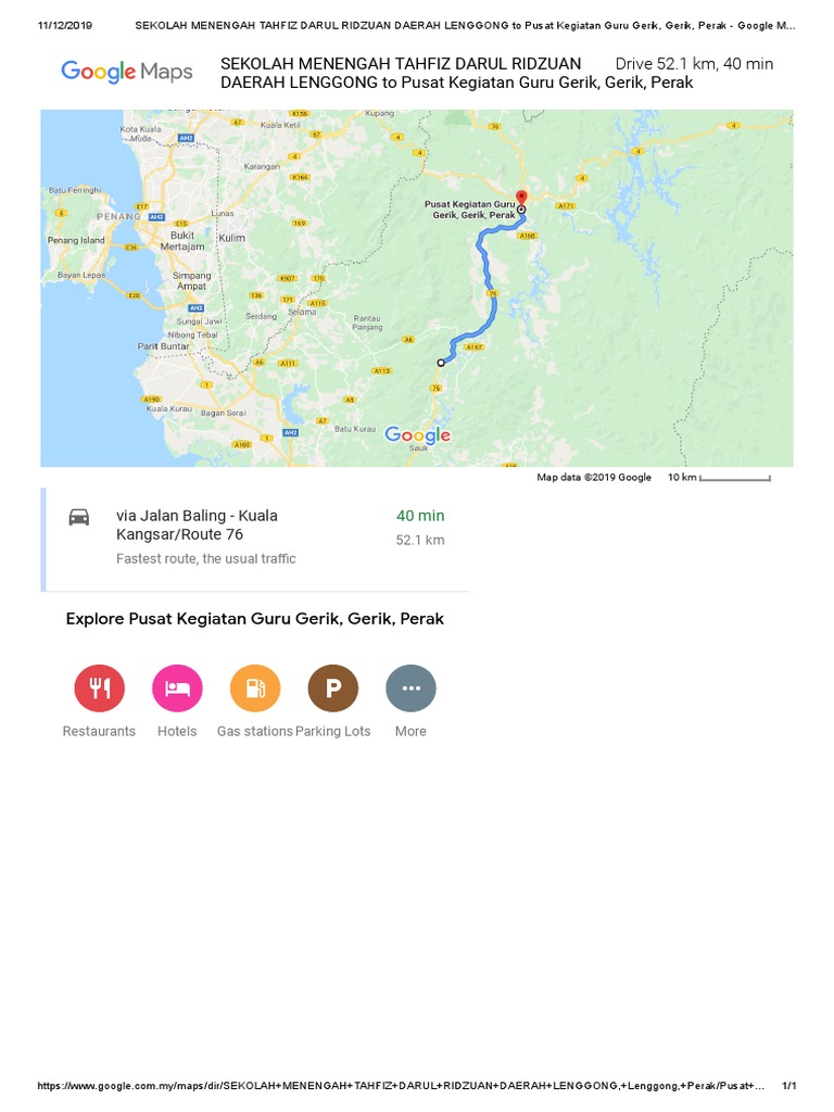 SEKOLAH MENENGAH TAHFIZ DARUL RIDZUAN DAERAH LENGGONG To Pusat Kegiatan ...