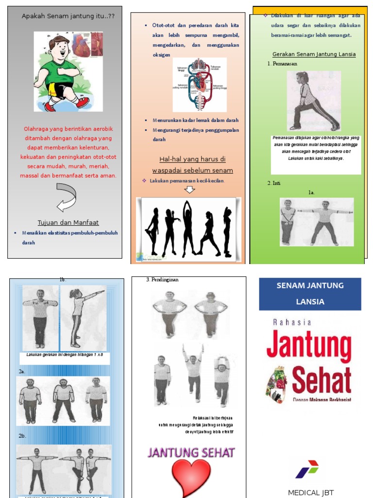 Leaflet Senam Jantung | PDF