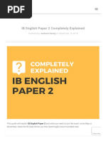 Template For IB Individial Oral (IO) Outline | PDF | Language Arts ...