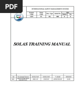 SOLAS Life-Saving Appliances Manual | PDF | Water Transport | Equipment
