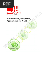SIM7800 Series Hardware Design - V1.01 | PDF | Lte (Telecommunication) | Modem