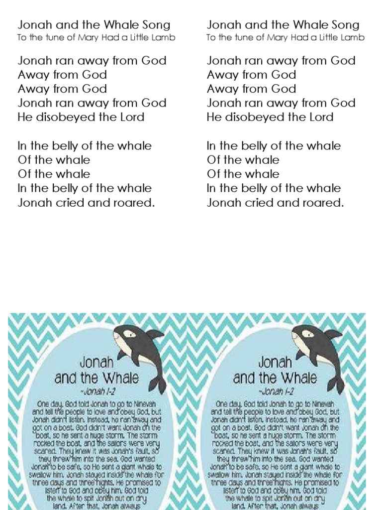 Jonah and the Whale Song