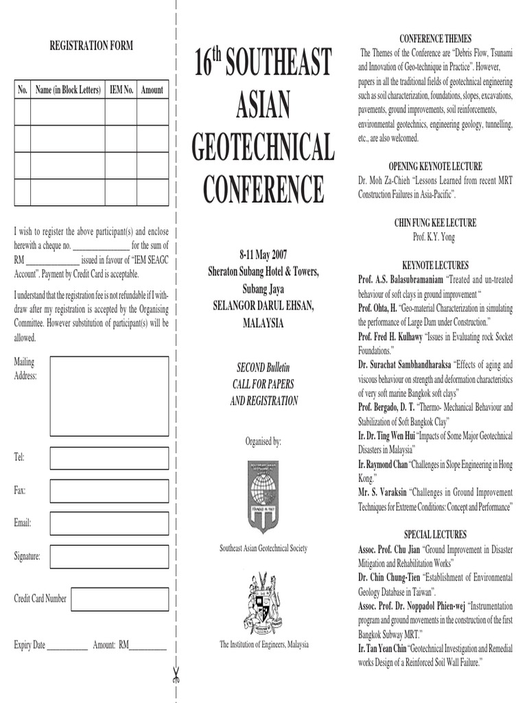 Geotechnical Conference 2007 | PDF | Geotechnical Engineering | Engineering