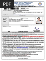 Candidate Hall Ticket | PDF