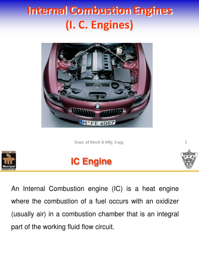 06 I C Engines | PDF | Internal Combustion Engine | Diesel Engine