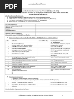 Declaration Format For Salary For FY 2017-18 A.Y 2018-19 | PDF | Financial Services | Payments