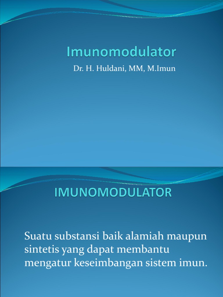 Imunomodulator | PDF