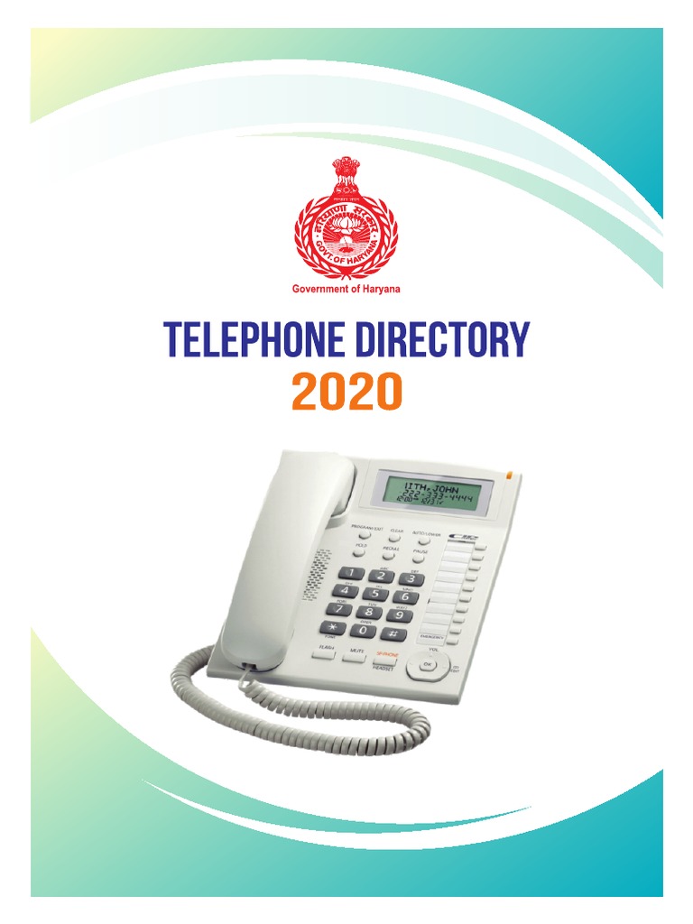 Haryana Government Telephone Directory 2025 | PDF | Nature