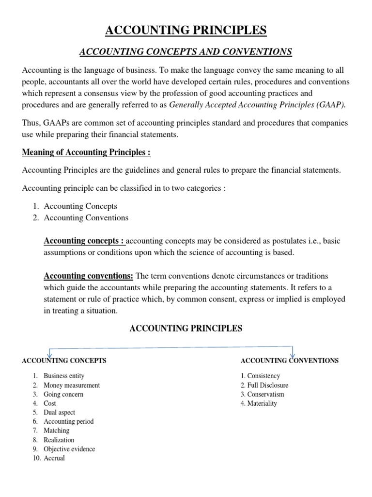 Accounting Principles | PDF | Debits And Credits | Financial Statement