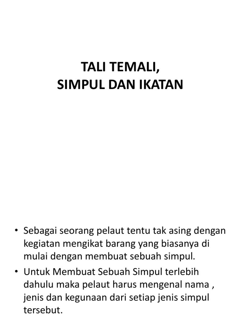Kegunaan dan Jenis Ikatan Turki | PDF | Perjalanan | Kajian Bahasa Asing