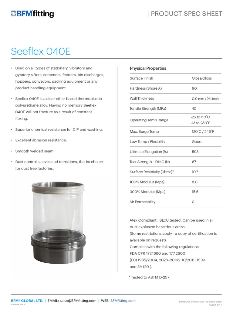 Seeflex 040E | PDF | Chemistry | Applied And Interdisciplinary Physics