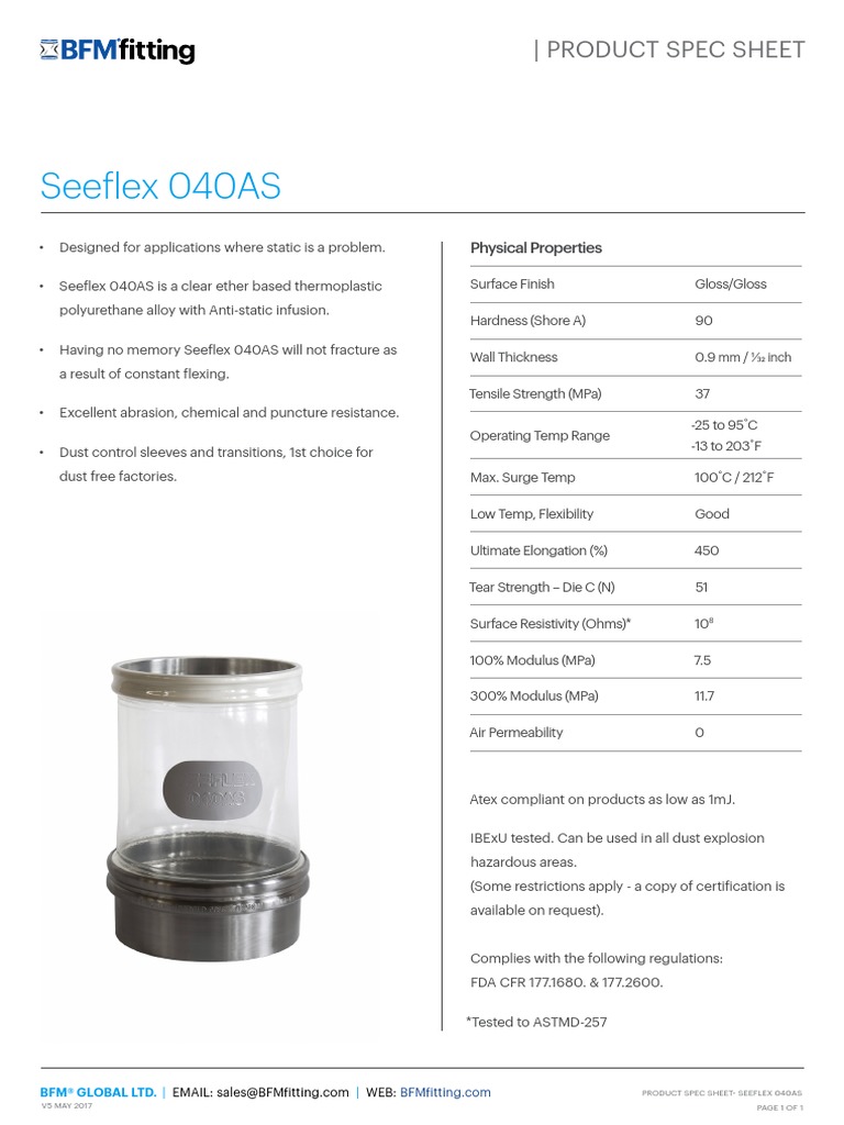 Seeflex 040AS | PDF | Chemical Product Engineering | Applied And ...