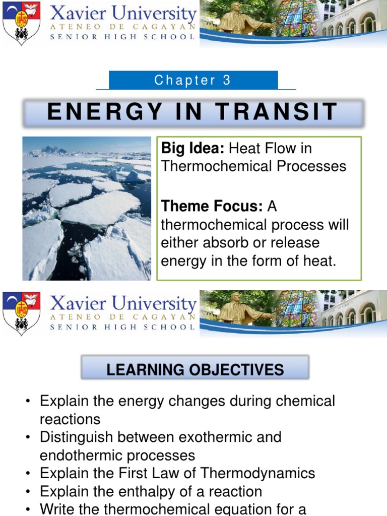 GenChem 2 Chapter 3 | PDF | Heat | Enthalpy