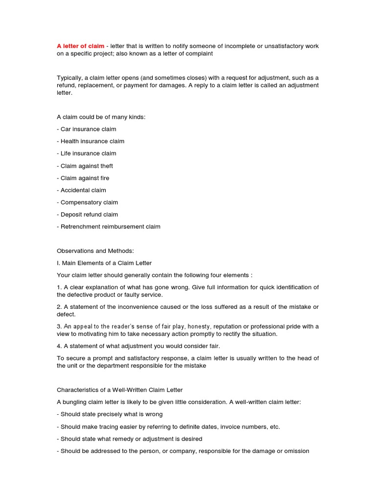 Reviewer Claim and Adjustment Letters | PDF | Damages | Insurance
