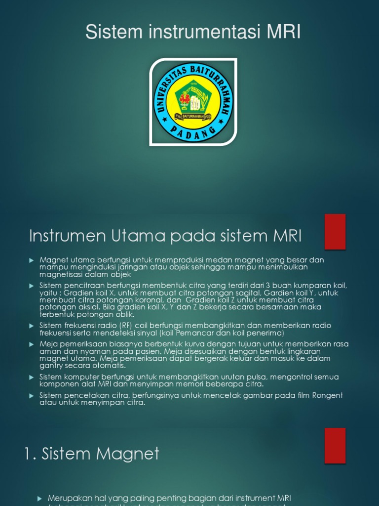 Instrumen Mri | PDF