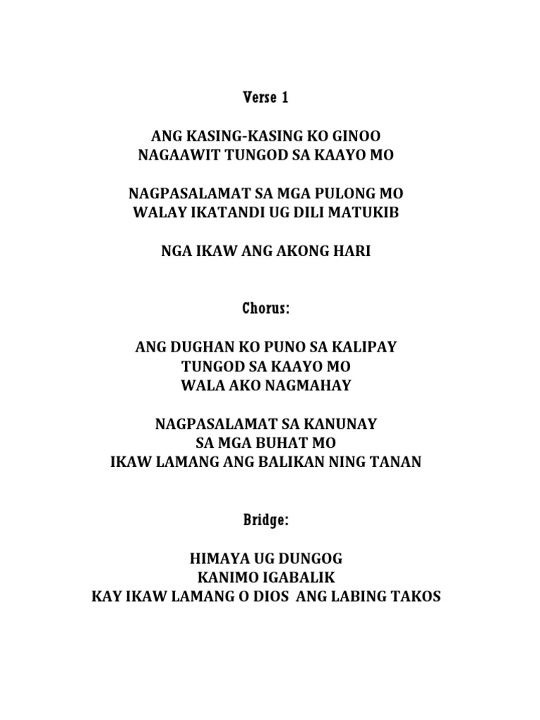 Balikan Ning Tanan | PDF