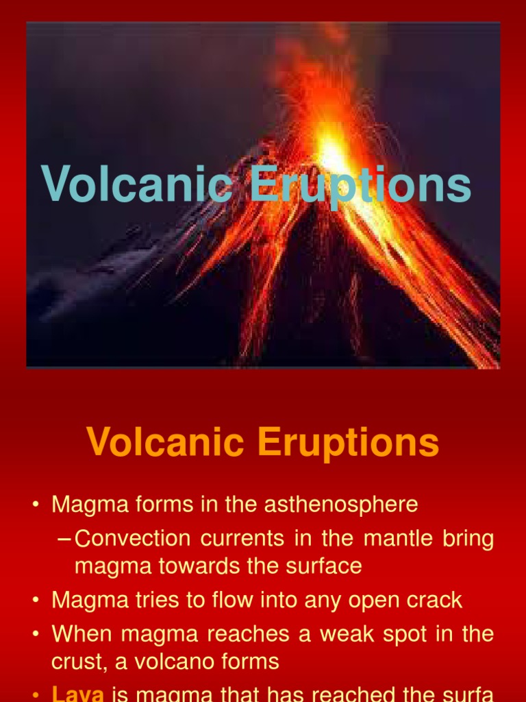 Volcanic Eruption | PDF | Types Of Volcanic Eruptions | Volcano