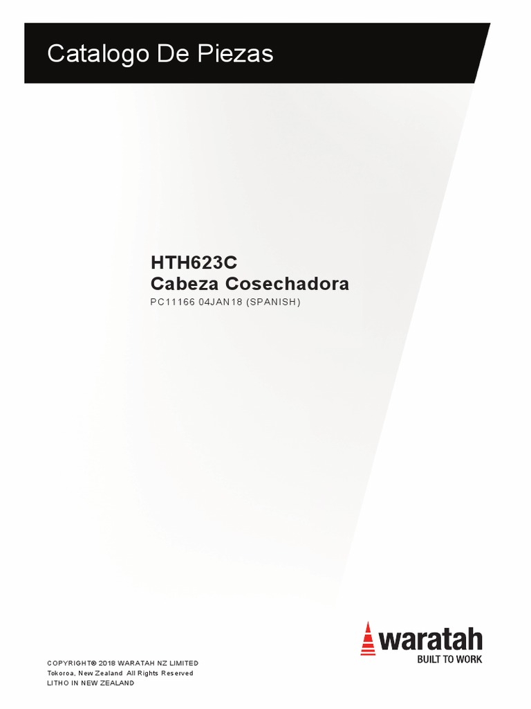 623C PC11166 04jan2018 Es | PDF | Tornillo | Bienes manufacturados