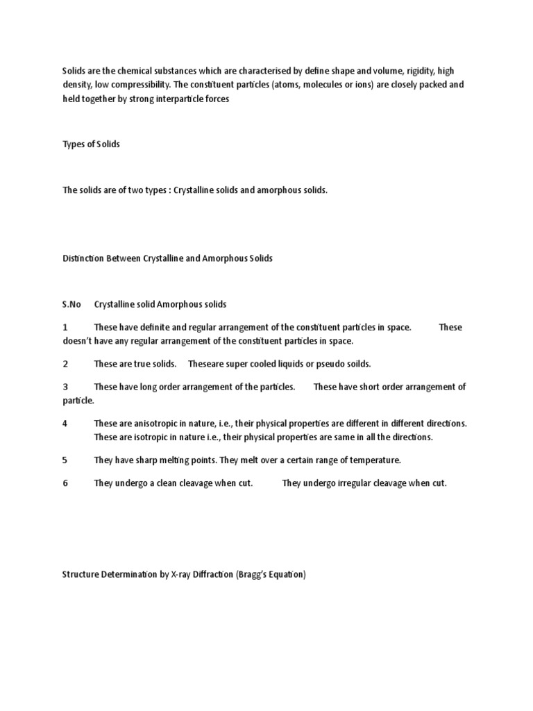 Solid State | PDF | Crystal Structure | Magnetism