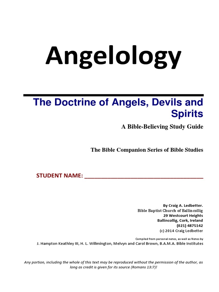 Angelology: The Doctrine of Angels | PDF | Angel | Demons