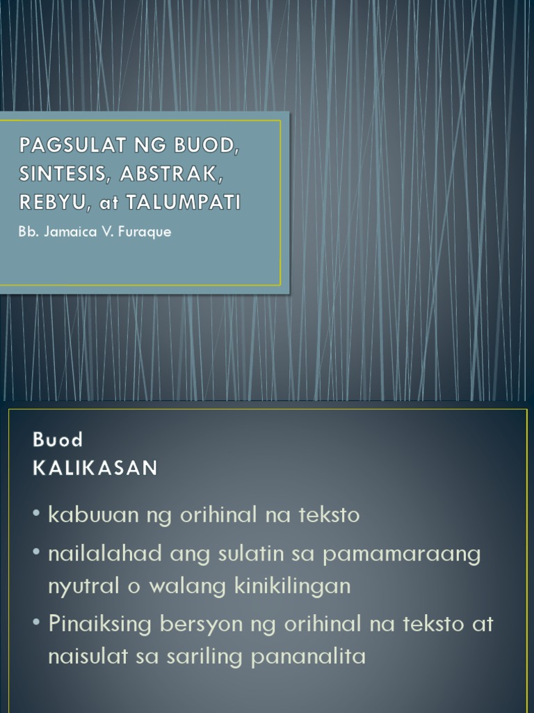 Pagsulat NG Rebyu | PDF