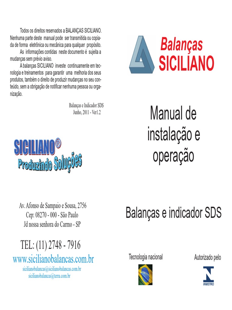 Manual SDS | PDF | Endereço de IP | Impressão