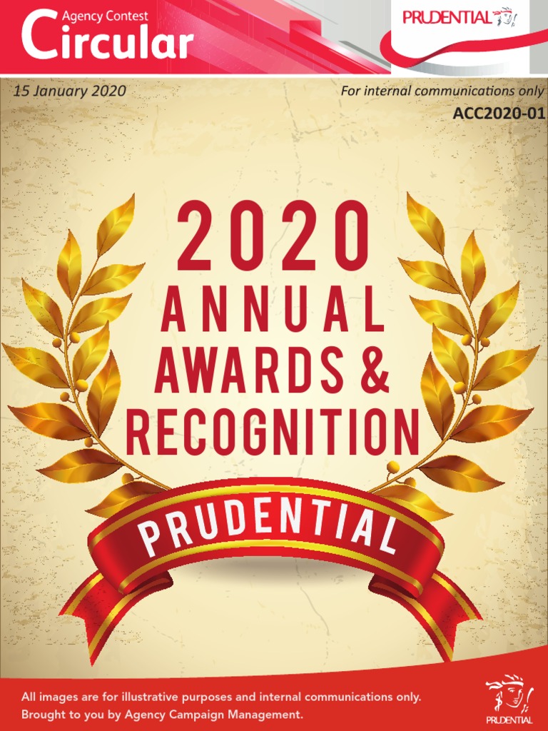 2020 Annual Awards & Recognition Circular | PDF | Insurance | Business