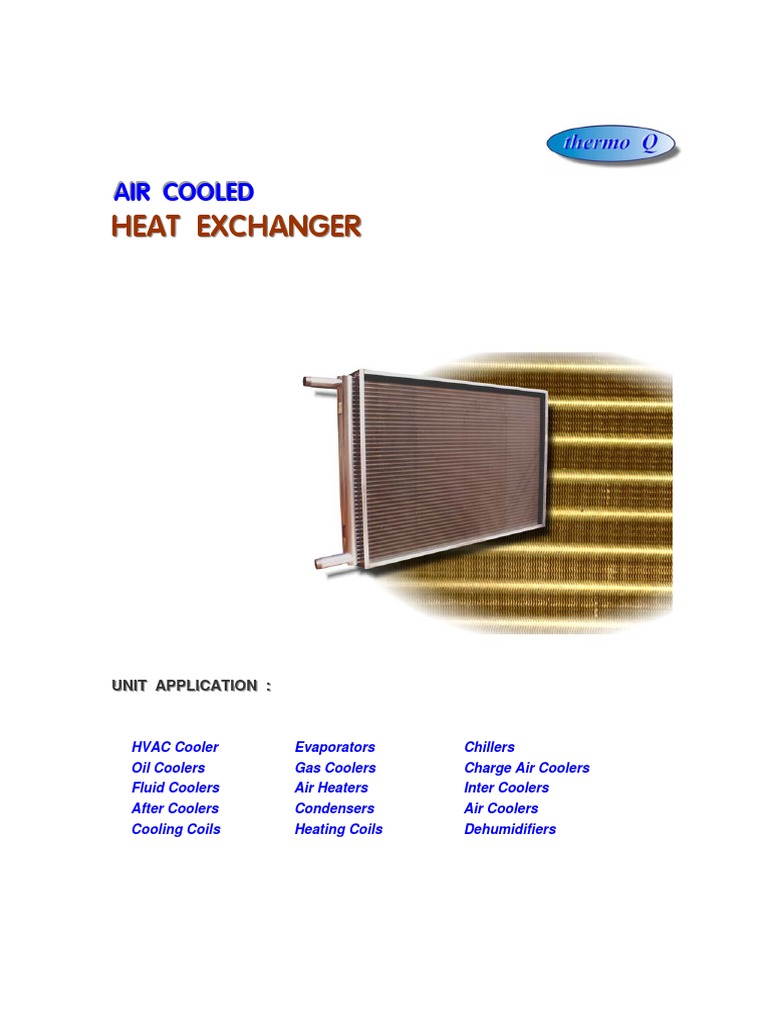 Plate Fin Coil PDF | PDF | Heat Exchanger | Continuum Mechanics