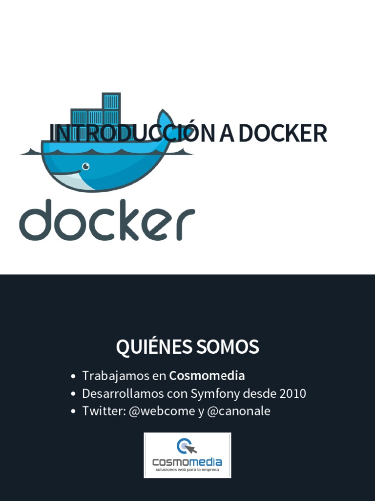 Introduccion A Docker PDF | PDF | Word Press | Software utilitario