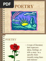 Poetry Pre - Test | PDF | Metaphor | Poetry