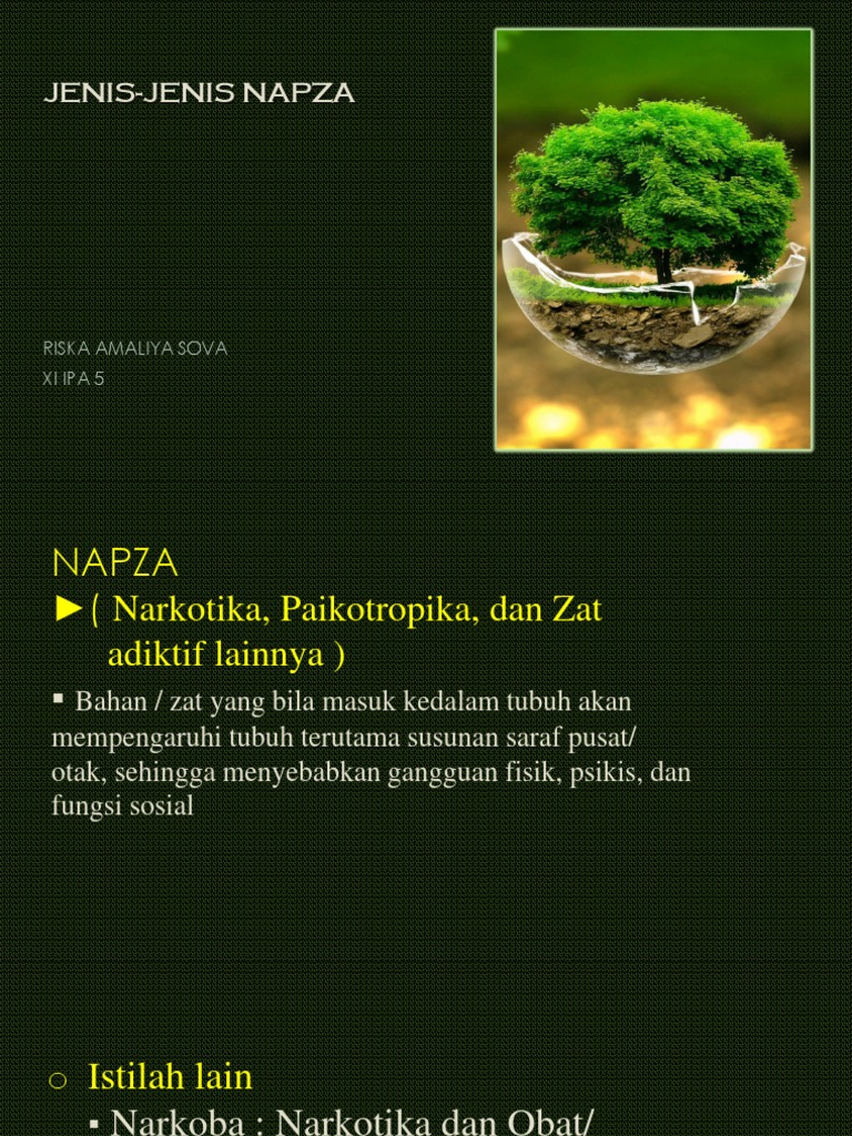 Jenis-Jenis Napza | PDF | Pengembangan Diri | Kesehatan Holistik