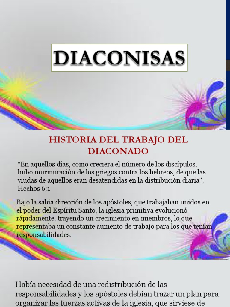 DIACONISAS | PDF | Diácono | Iglesia Católica
