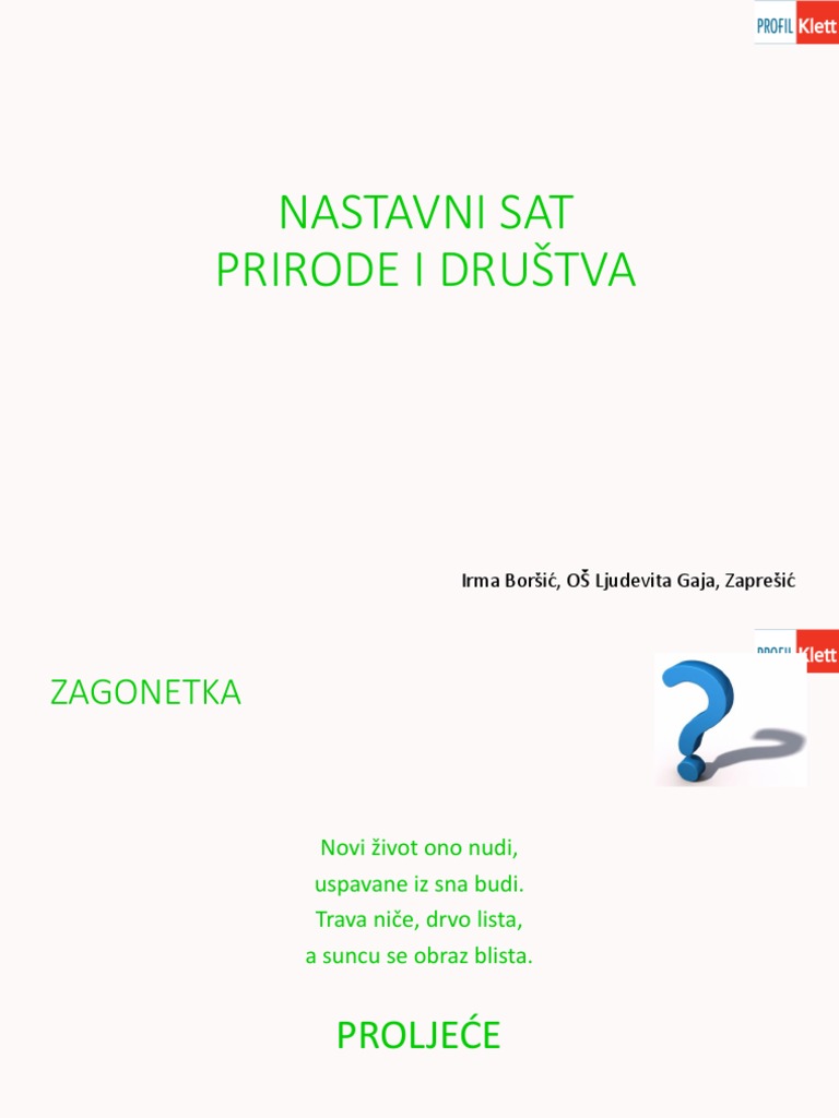 Proljece | PDF