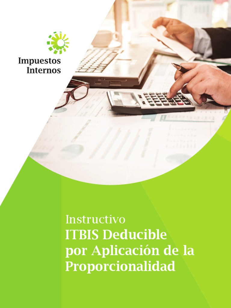 Instructivo ITBIS Deducible Por Aplicacion Pro | PDF | Impuestos | Bienes